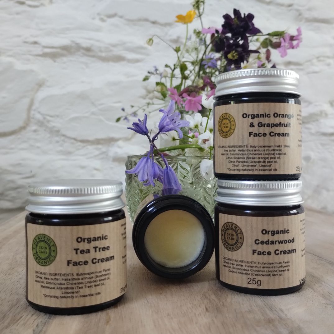 Vegan organic face creams | Heavenly Organics Skin Care